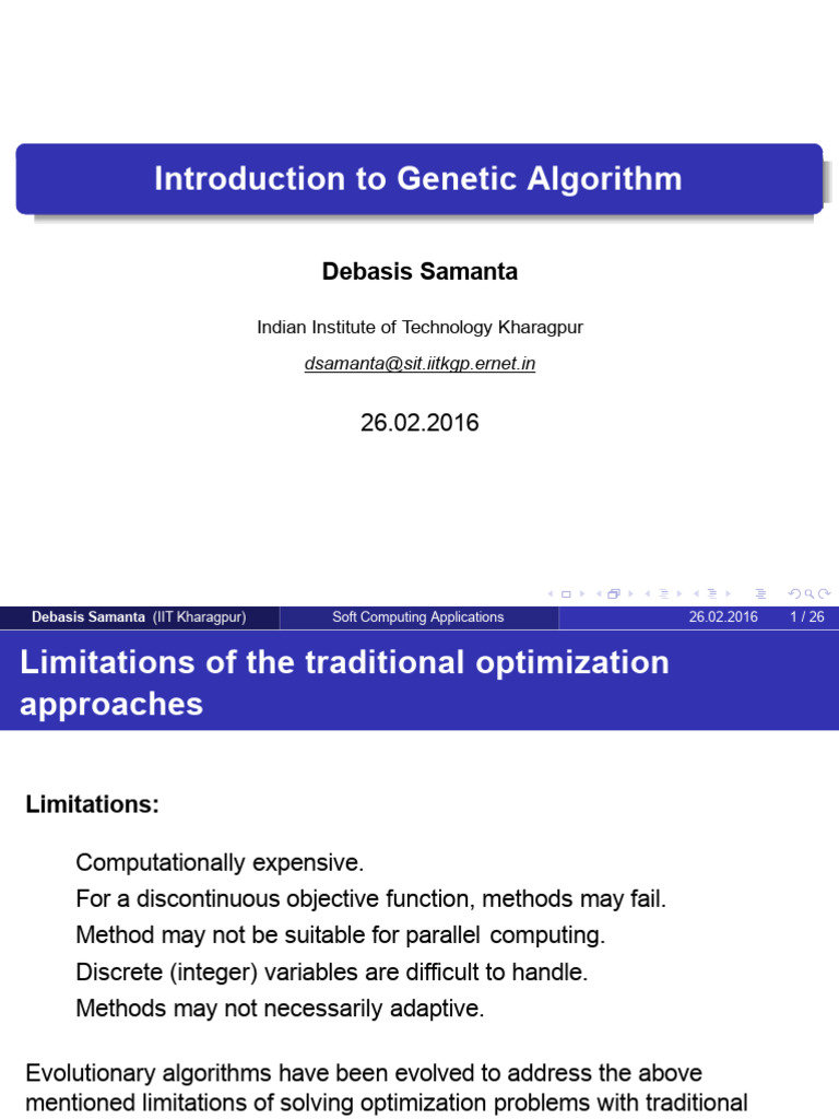 Comp353 Topic D Introduction To Genetic Algorithms Ga Pdf Genetic Algorithm Ploidy