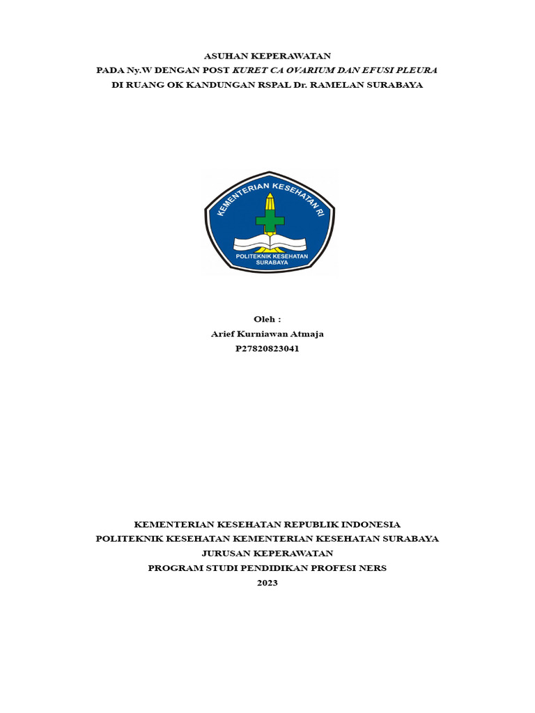 Askep Ca Ovarium | PDF