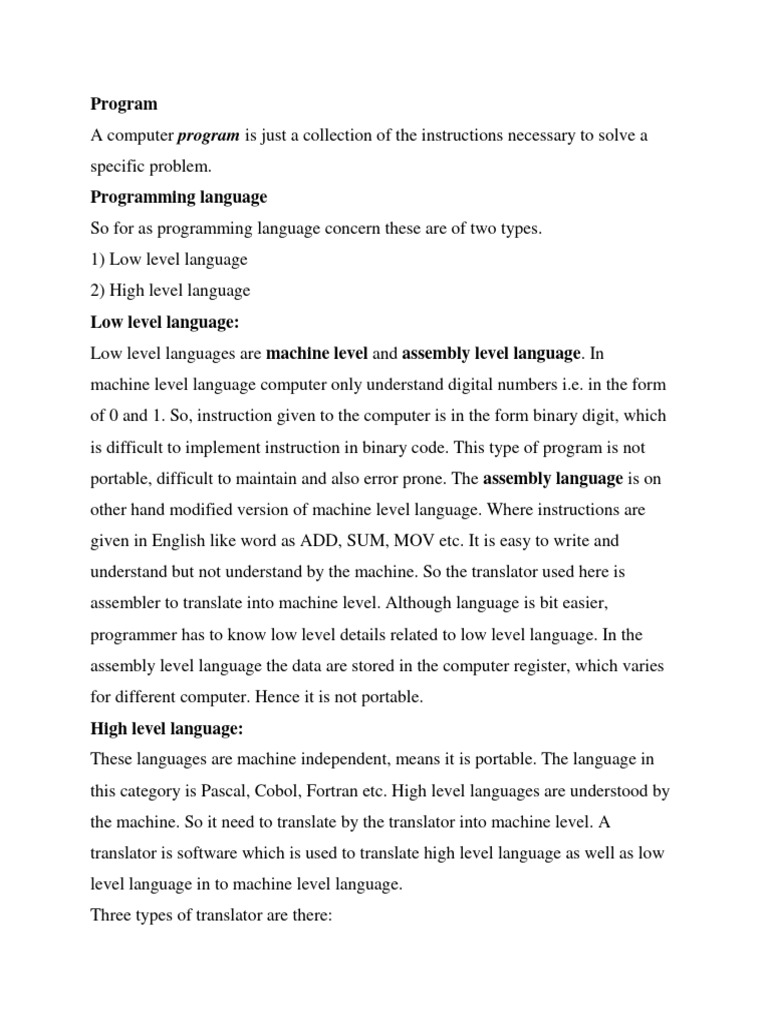 Lecture Note 1-10 | PDF | Programming | Computer Program