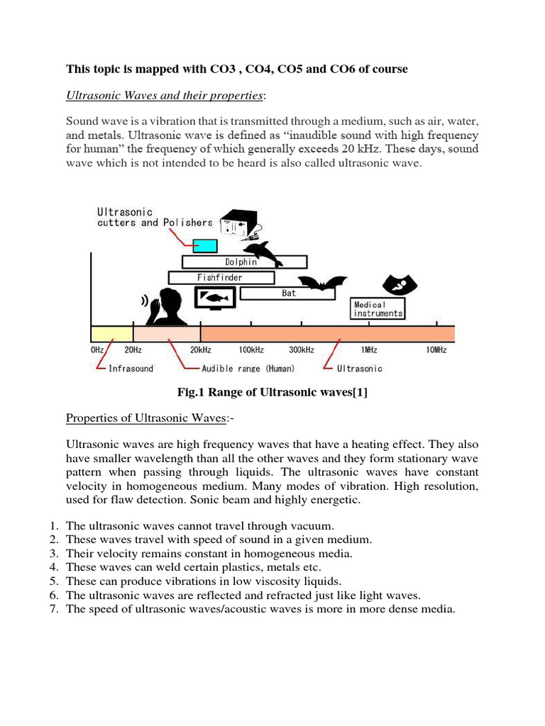 Ultrasonics Lecture Notes 2 | PDF | Ultrasound | Waves