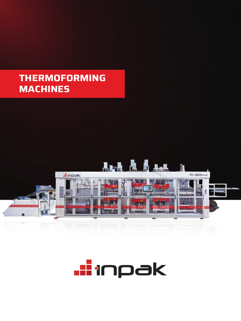 Inpak Thermoforming Machine Overview | PDF | Machines | Manufactured Goods