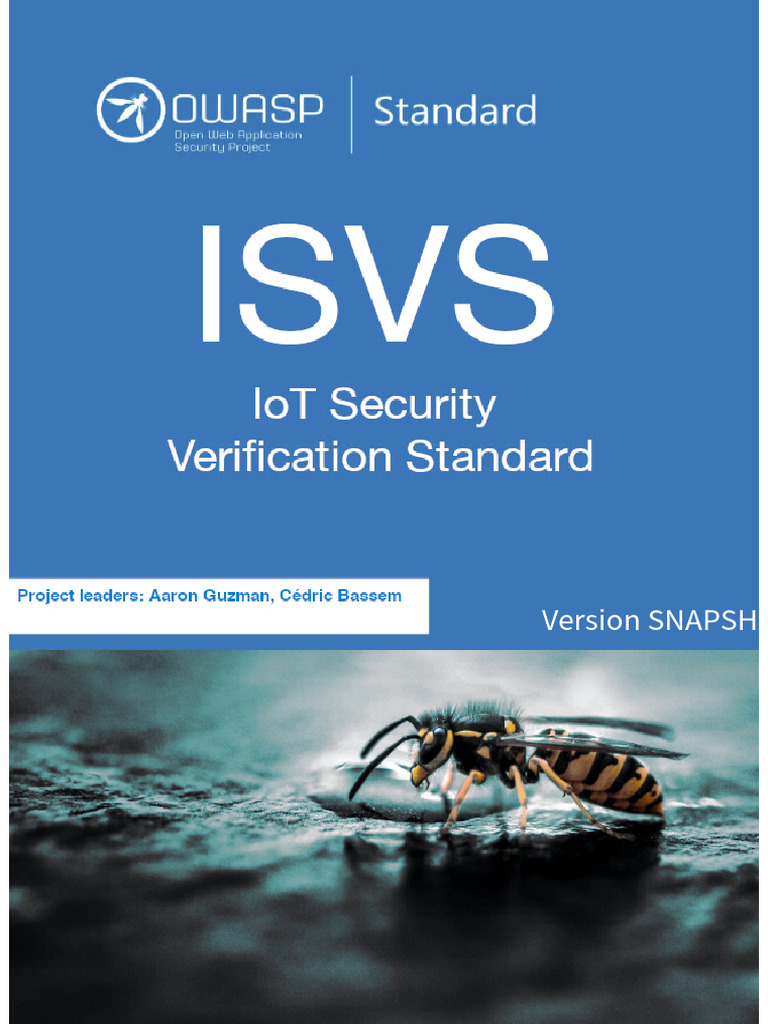 OWASP ISVS-1.0RC-en WIP | PDF | Booting | Cryptography
