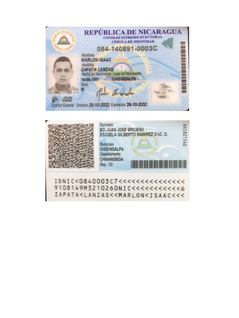 Cedula Marlon Zapata | PDF