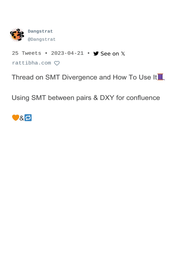 Understanding SMT Divergence in Trading | PDF | Market Trend ...