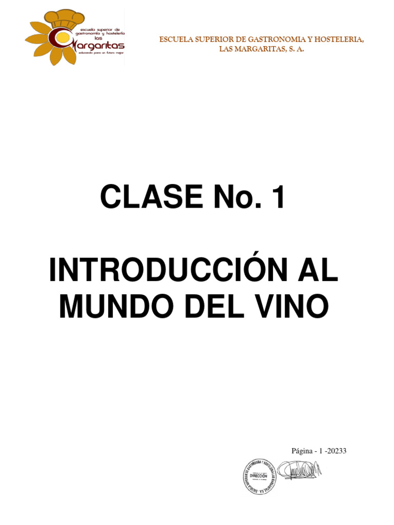 Clase No.1 Vinos | PDF | Vino | Antiguo Egipto