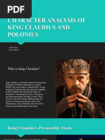 Polonius Character Analysis | PDF | Hamlet