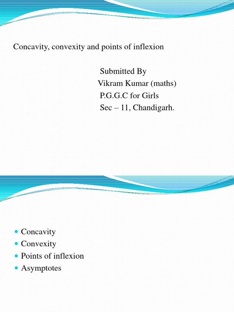 Concavity or Convexity Final | PDF | Differential Geometry | Analytic ...
