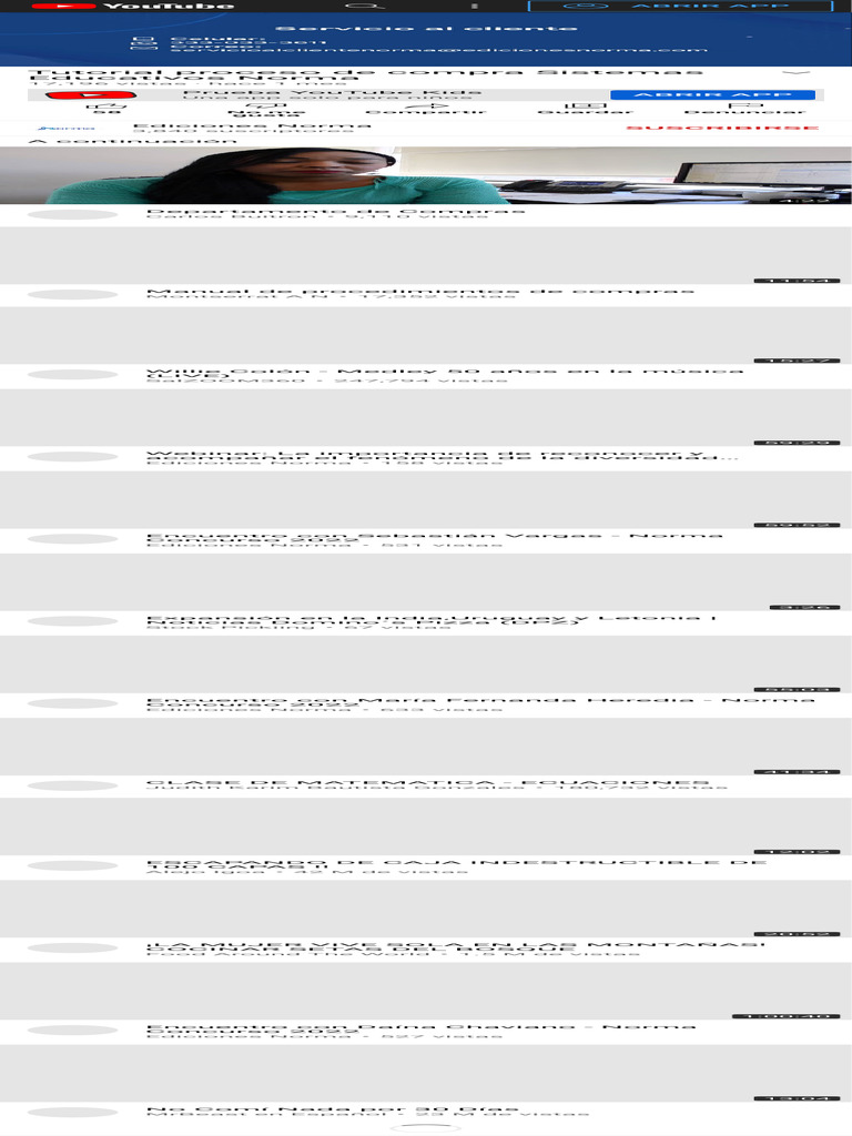 Tutorial Proceso de Compra Sistemas Educativos Norma - YouTube | PDF