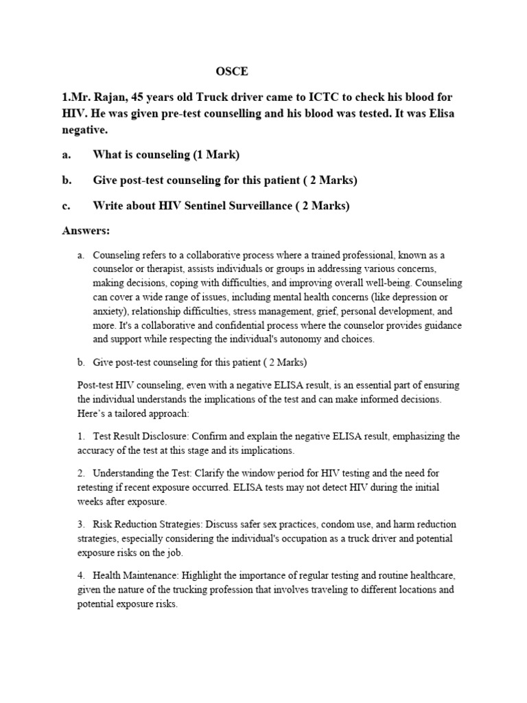 OSCE | PDF | Clinical Medicine | Health Care