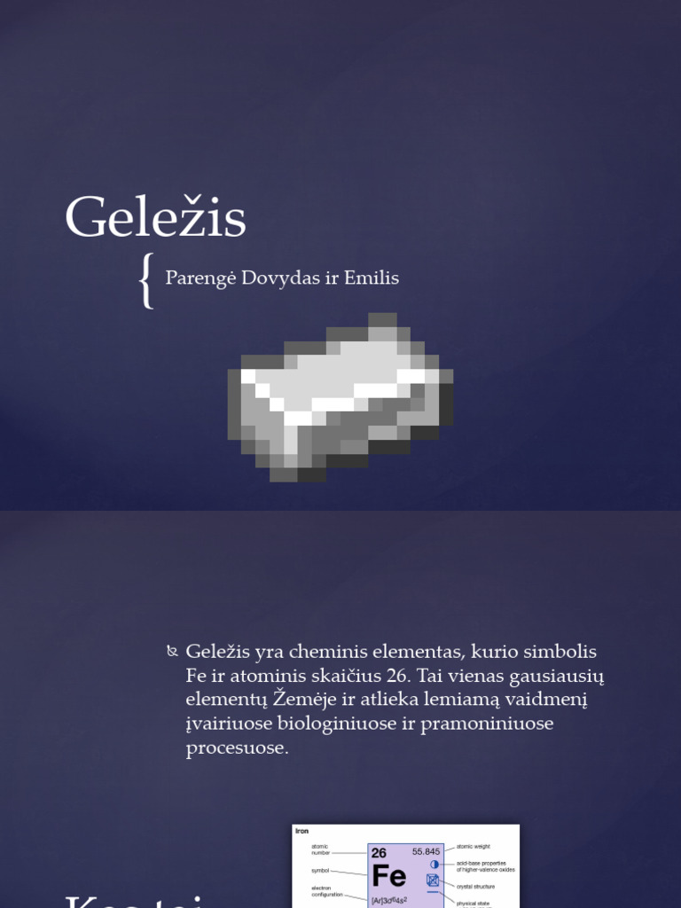 Geležis | PDF