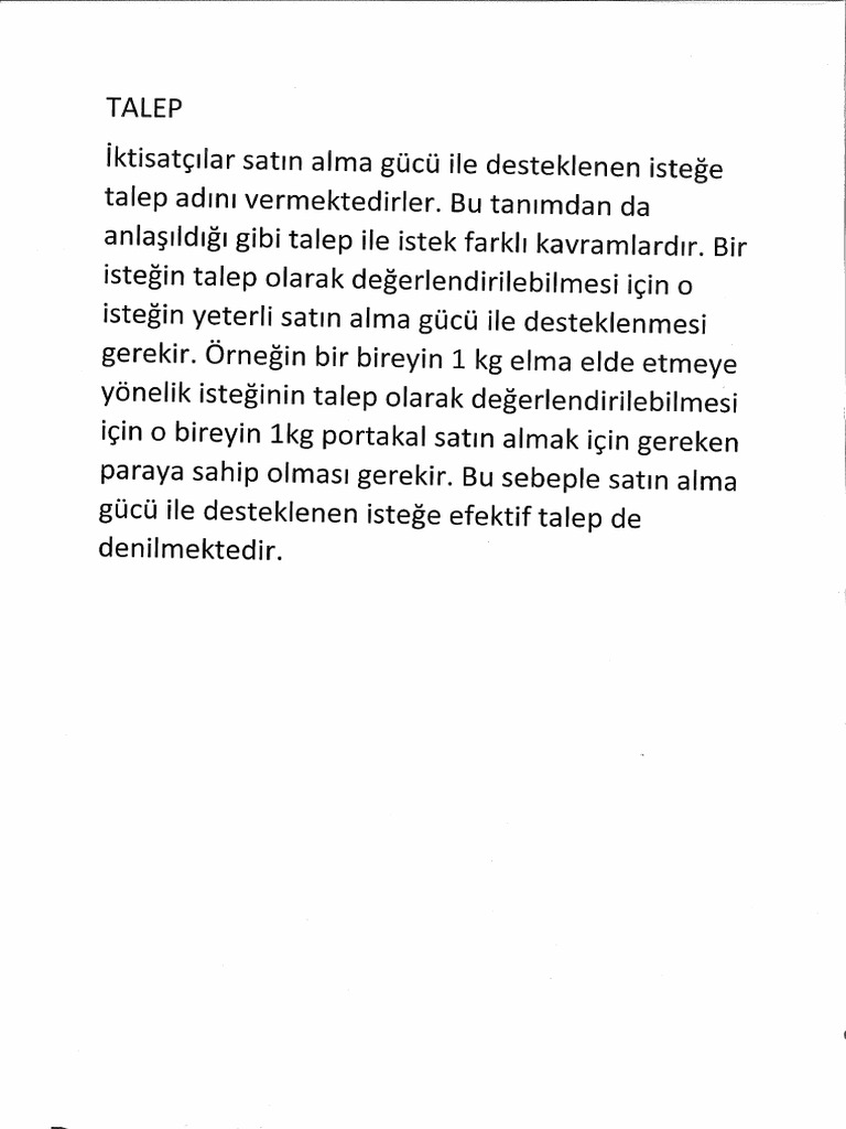 Mikro Iktisat Talep Ve Arz Fonksiyonları | PDF