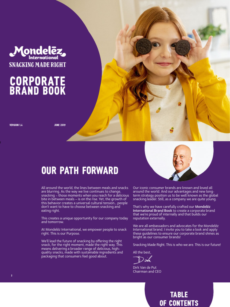 MDLZ Brand Book 2019 | PDF | Logos | Typography
