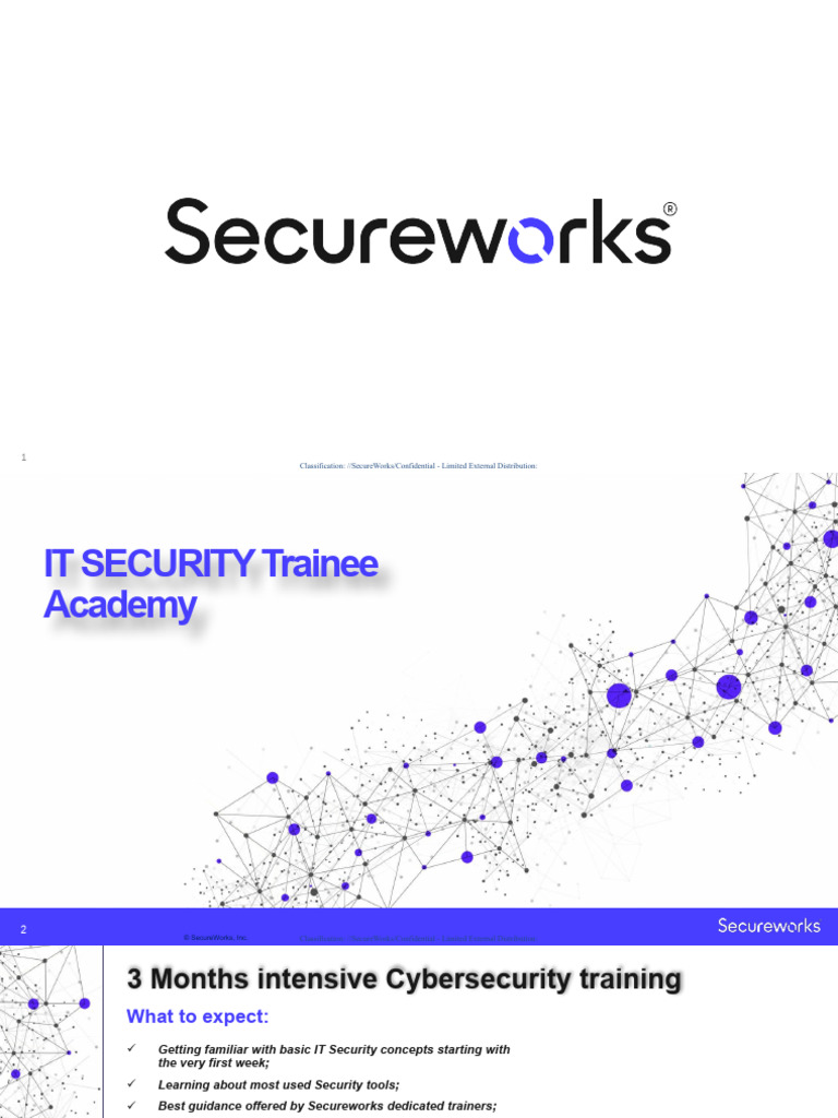 Secureworks Trainee Academy | PDF | Security | Computer Security