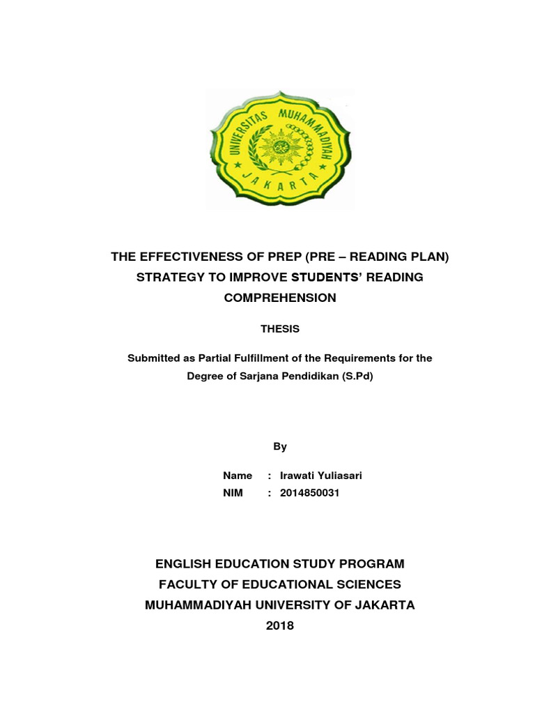 PREP Strategy Boosts Student Reading | PDF | Reading Comprehension ...