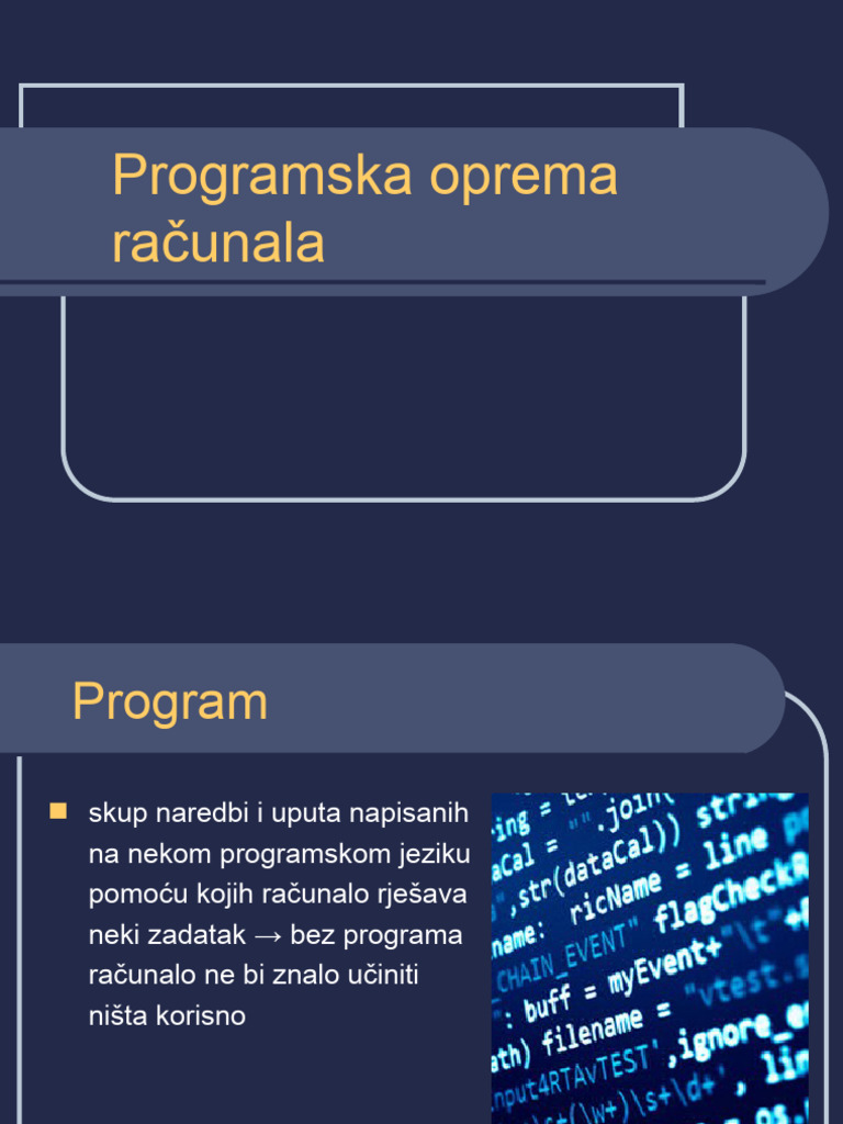 Programska Oprema Računala | PDF