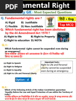 100 Legal GK Questions Part 1 | PDF | Supreme Court Of India | Public Law