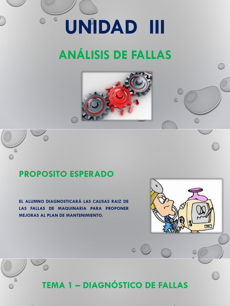 Unidad Iii - Tema 1 - Analisis de Fallas | PDF | Fatiga (material)