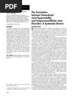 Beighton Score For Joint Hypermobility | PDF