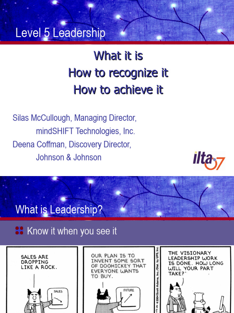 Level 5 Leadership | PDF | Leadership | Disciplines