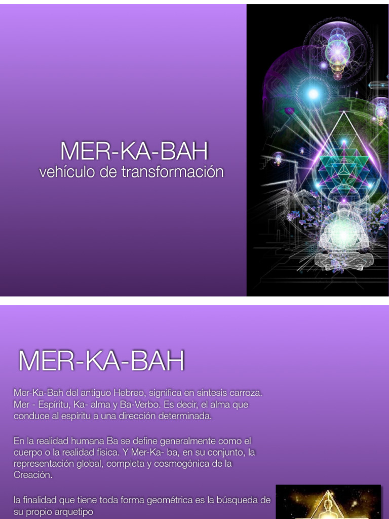 MER-KA-BAH. Vehículo de Transformación | PDF | Tetraedro | Importar
