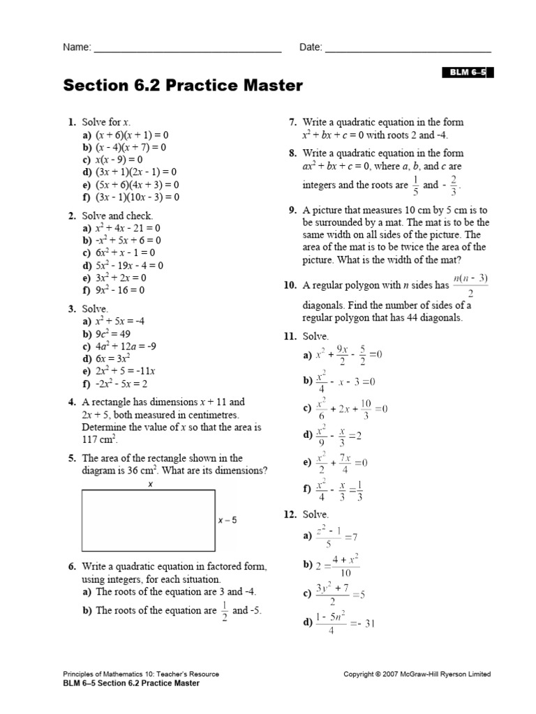 Chapter 6.2 Practice | PDF