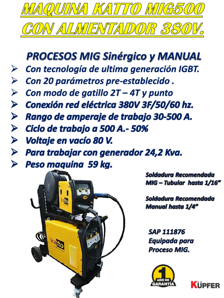 Katto MIG 500 | PDF