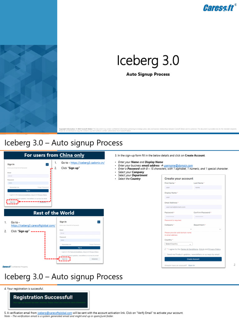 Iceberg 3.0 - Auto Signup Process | PDF | Cyberspace | Internet