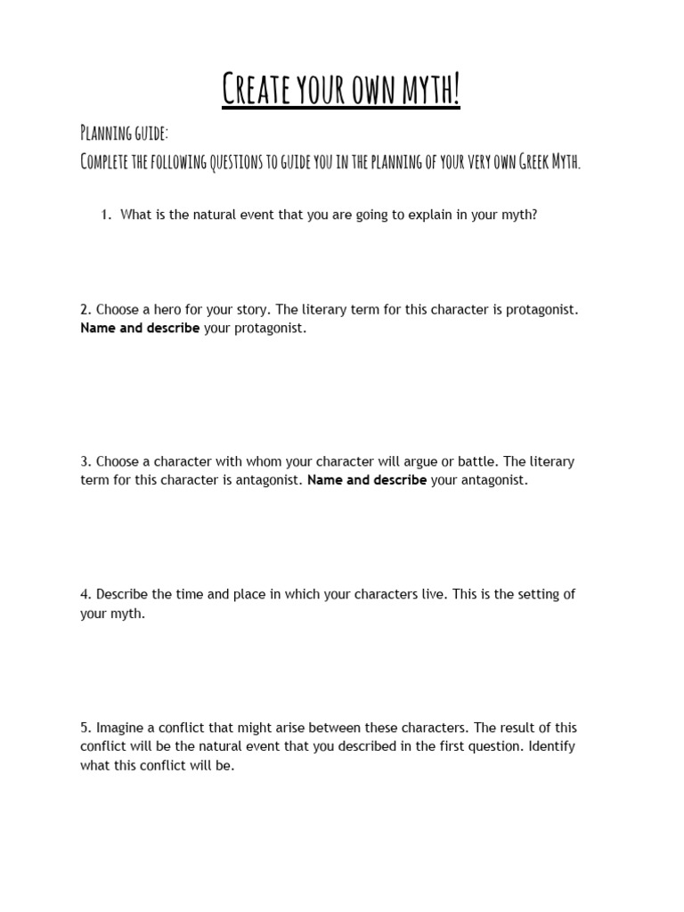 Create Your Own Story | PDF