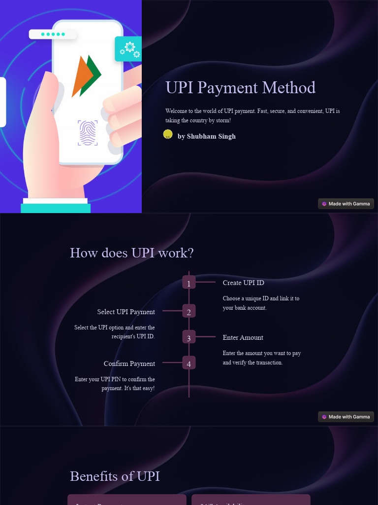 UPI Payment Method | PDF | Payments | Service Industries