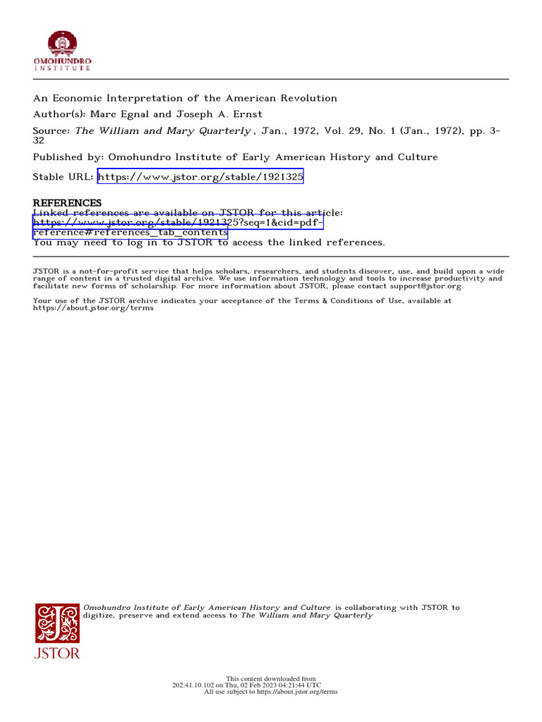 Economic Roots of the American Revolution | PDF | American Revolution ...