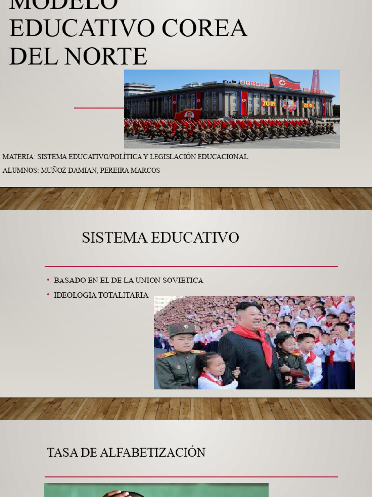 Modelo Educativo Corea Del Norte | PDF