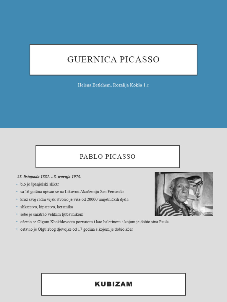 Guernica Picasso | PDF
