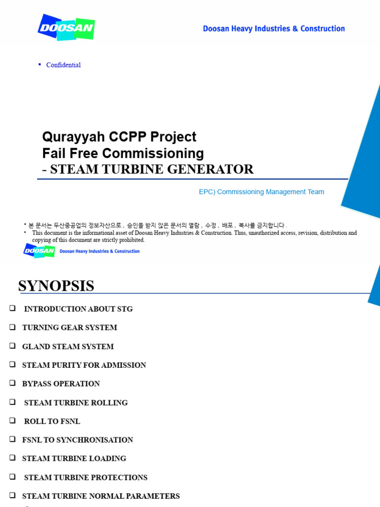 Qurayyah CCPP Steam Turbine Guide | PDF | Turbine | Valve