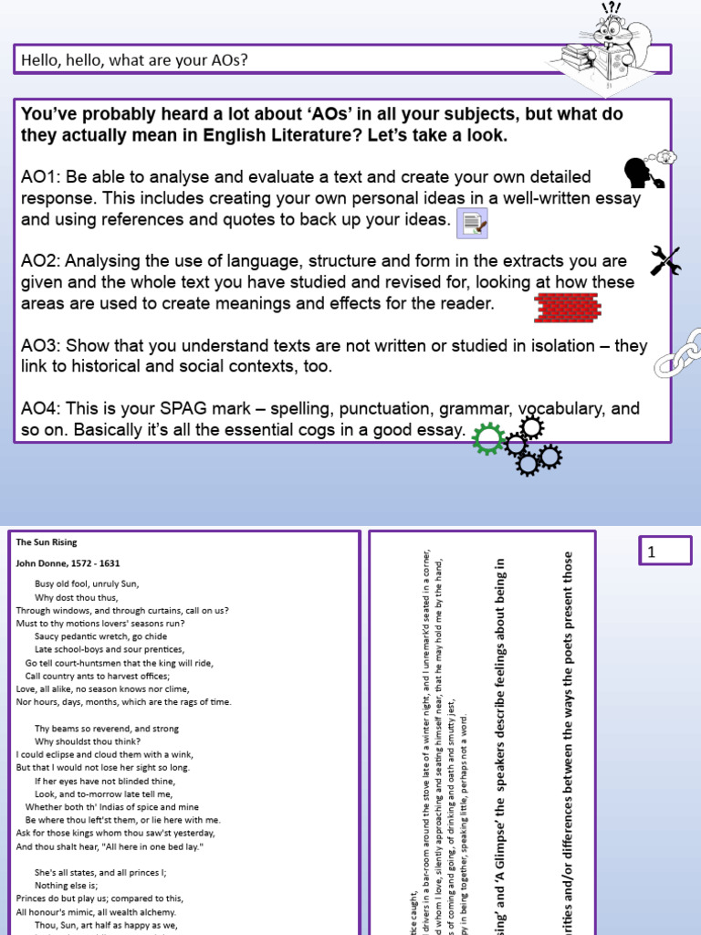 P.2 Unseen Poetry Exam Practice Pack | PDF | Poetry | Ghosts