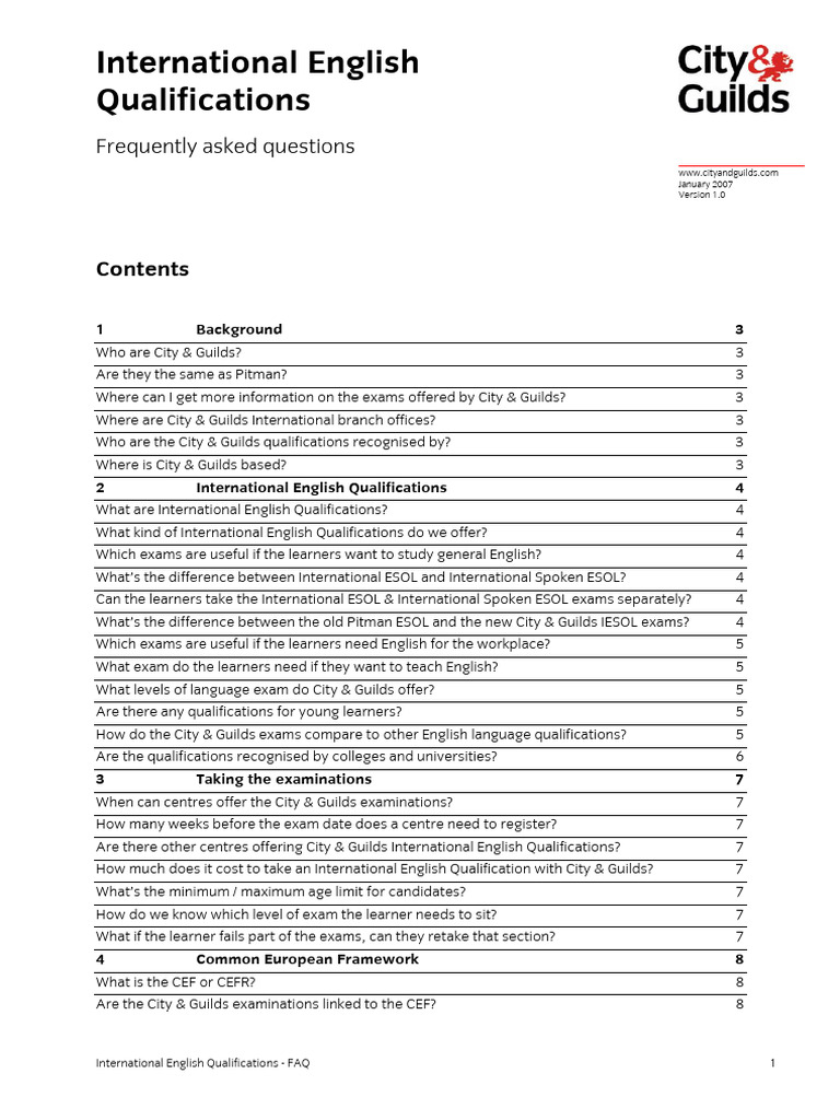 Ieq Faq Centres | PDF | English As A Second Or Foreign Language | Learning