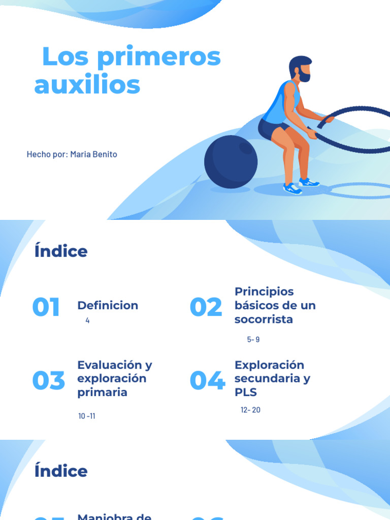 Los Primeros Auxilios | PDF | Reanimación cardiopulmonar | Quemar