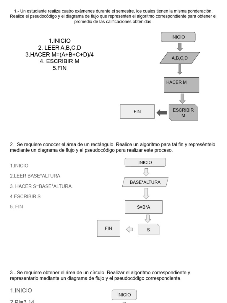 PSEUDOCODIGO | PDF | Algoritmos | Informática