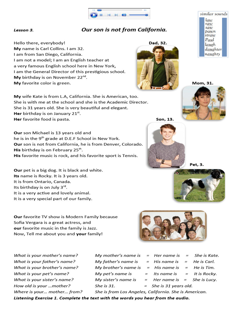 ¿Cómo se llama tu mascota? | PDF | Language Arts & Discipline | Wellness