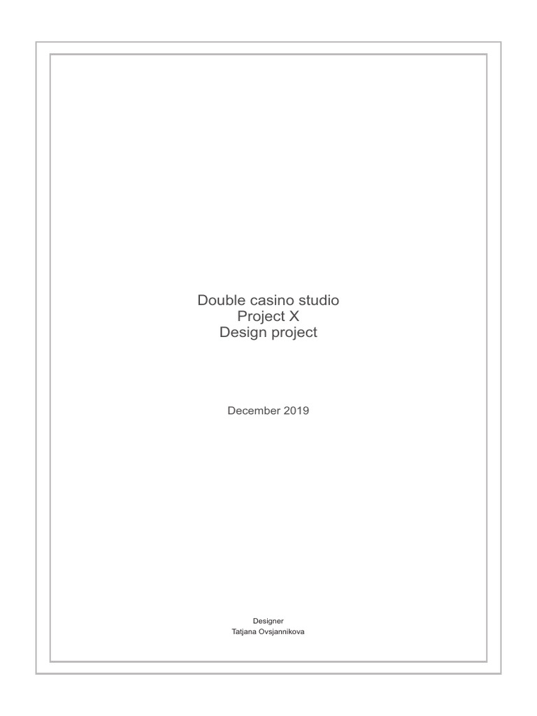 Project X Studio Design Overview | PDF | Manufactured Goods | Building ...