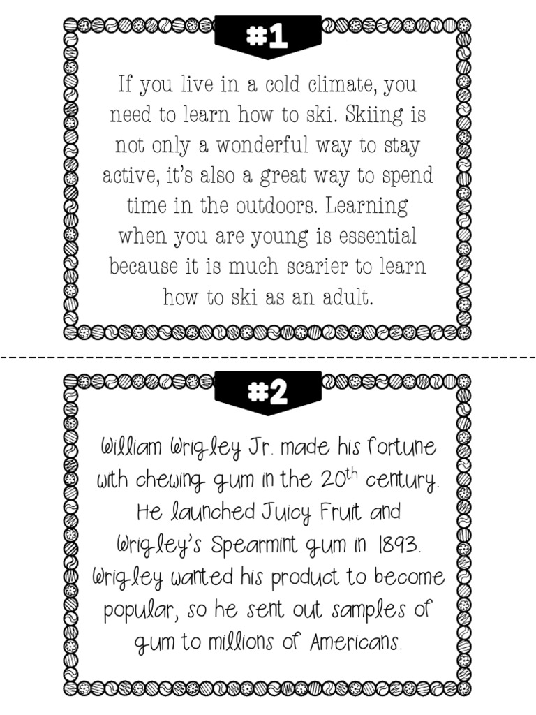 Author's Purpose Mini Passages | PDF