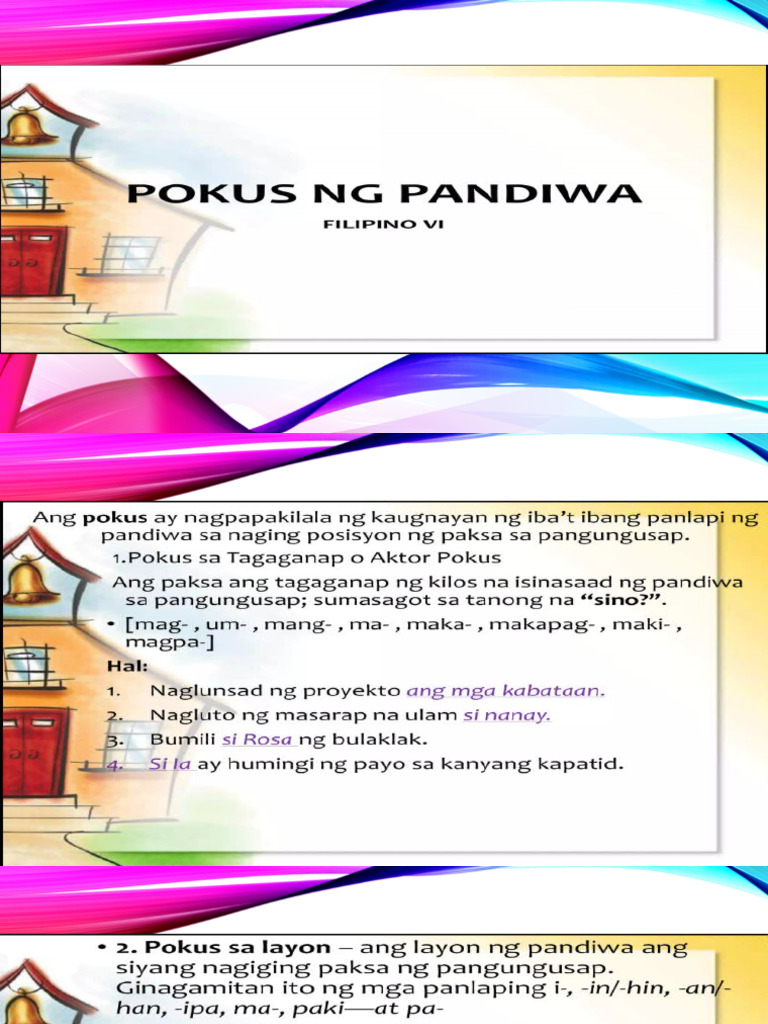Aralin 3 Pokus NG Pandiwa | PDF Aralin 3 Pokus NG Pandiwa | PDF