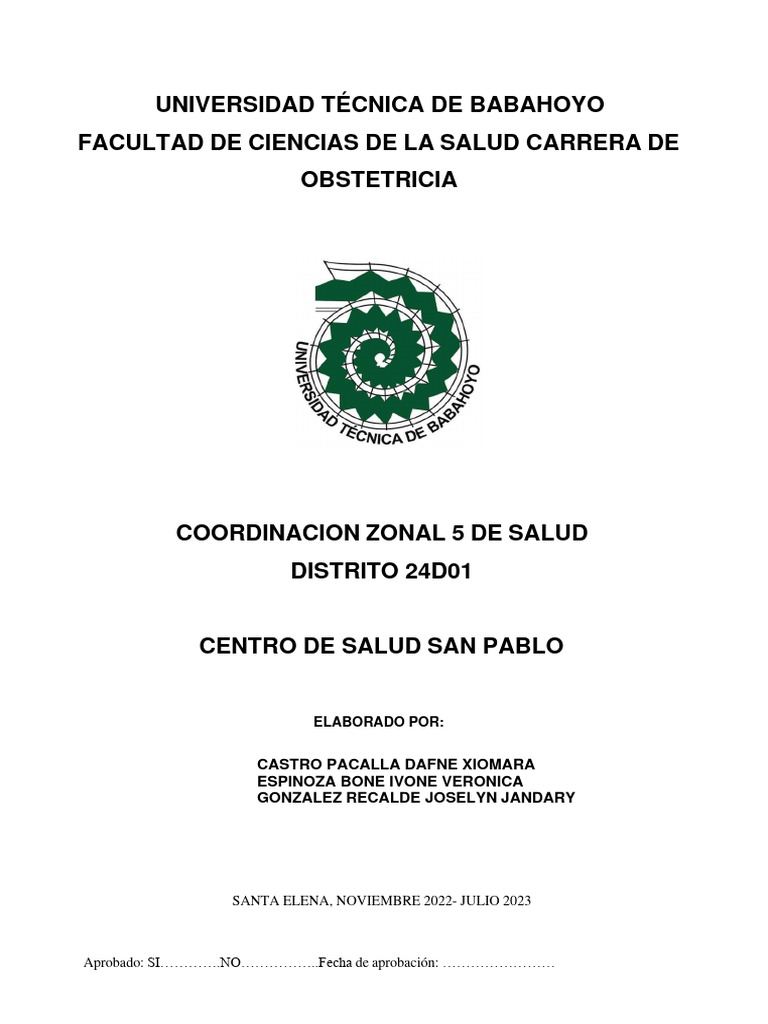 Proyecto Asis - San Pablo | PDF | Infección del tracto urinario | Hospital