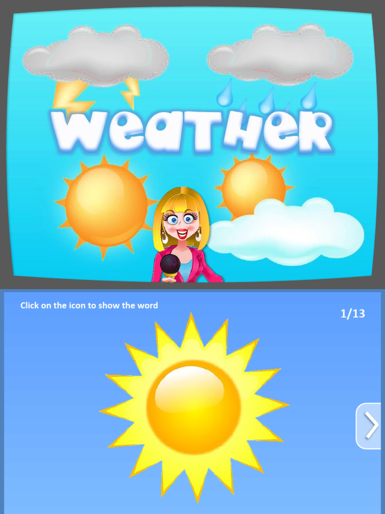 Weather Report Flashcards Fun Activities Games Games 72072 | PDF