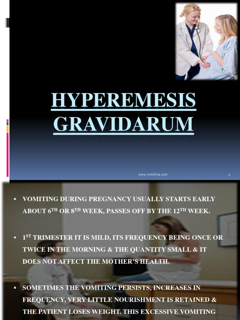 Hyper Emesis | PDF | Pregnancy | Nausea