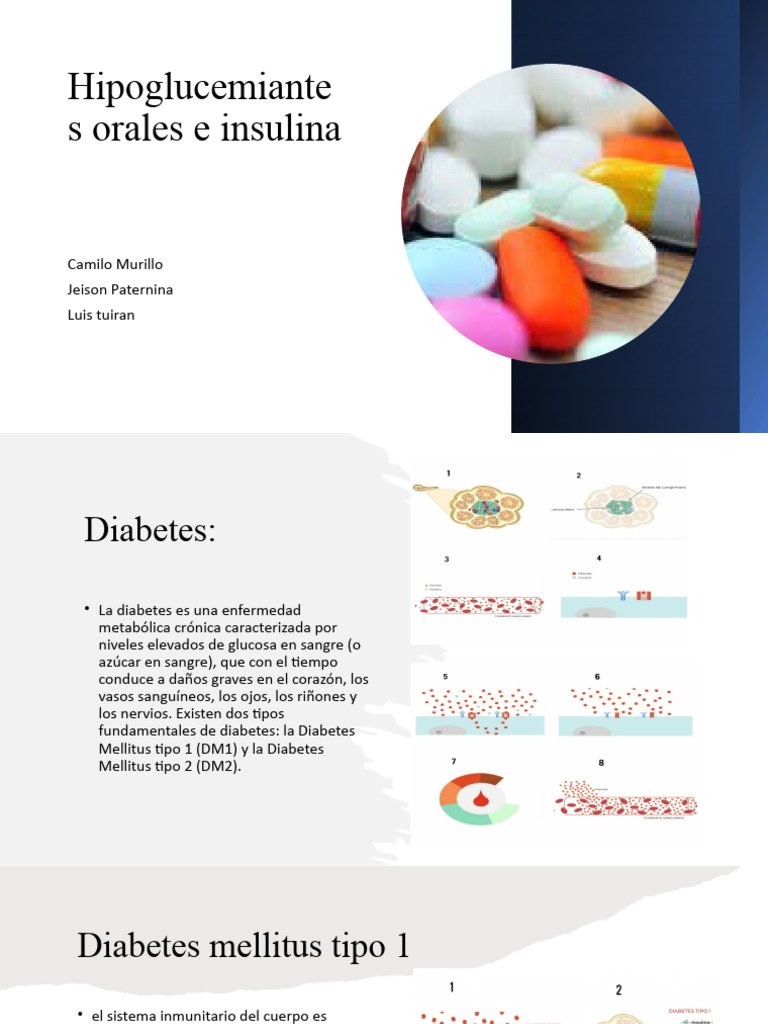 Hipoglucemiantes Orales e Insulina | Descargar gratis PDF | Insulina ...