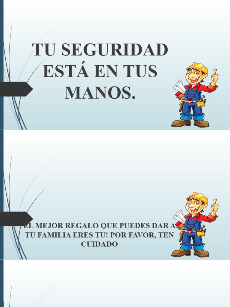 Tu Seguridad Está en Tus Manos | PDF