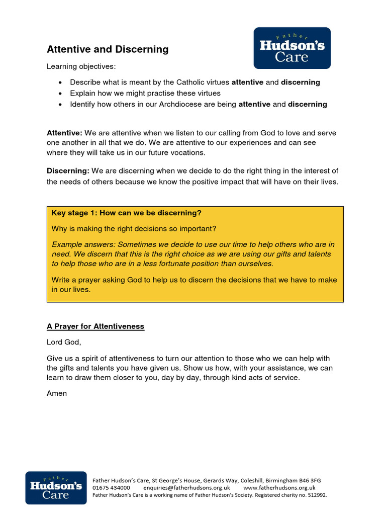 Attentive and Discerning | PDF | Samuel | Disciple (Christianity)