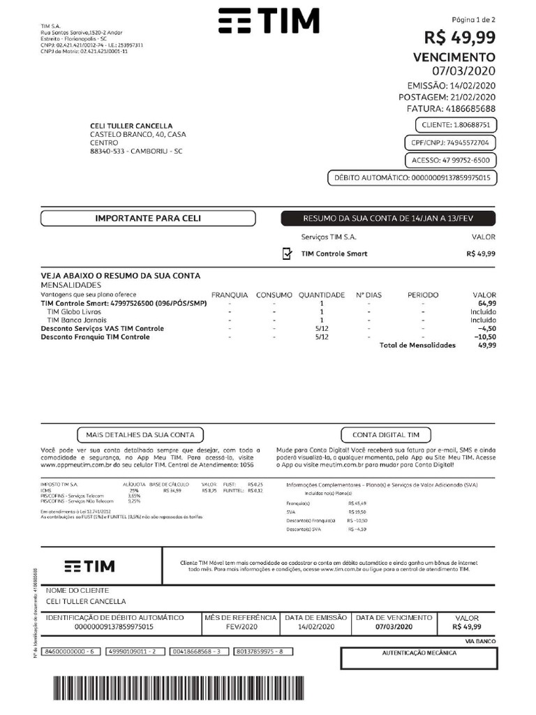 Comprovante Residência 2 Anos - Page-0001 | PDF