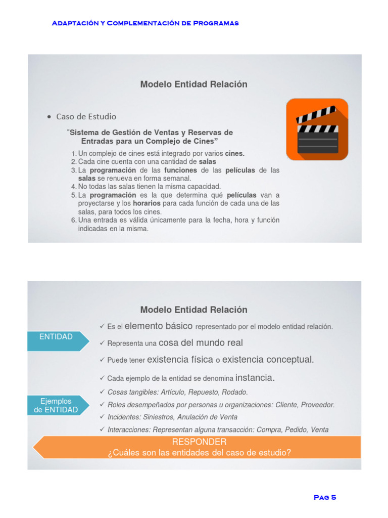 Modelo EntidadRelación | PDF | SQL | Bases de datos