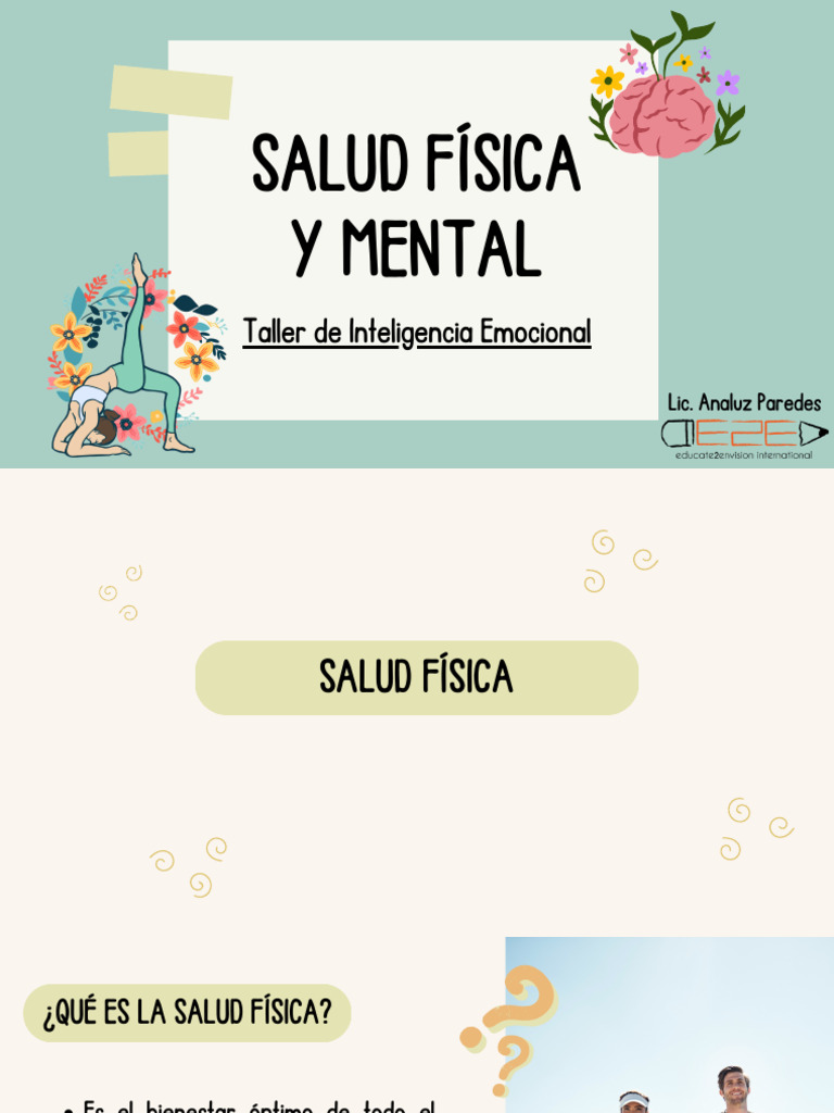 Salud Mental y Física | PDF | Salud mental | Mente
